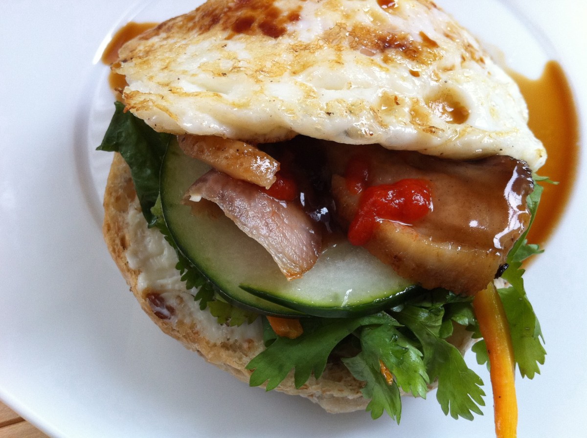 | Breakfast Pork Belly Banh Mifoodkarma